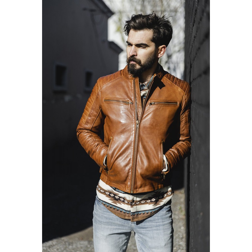 Zack - Men's Leather Jacket