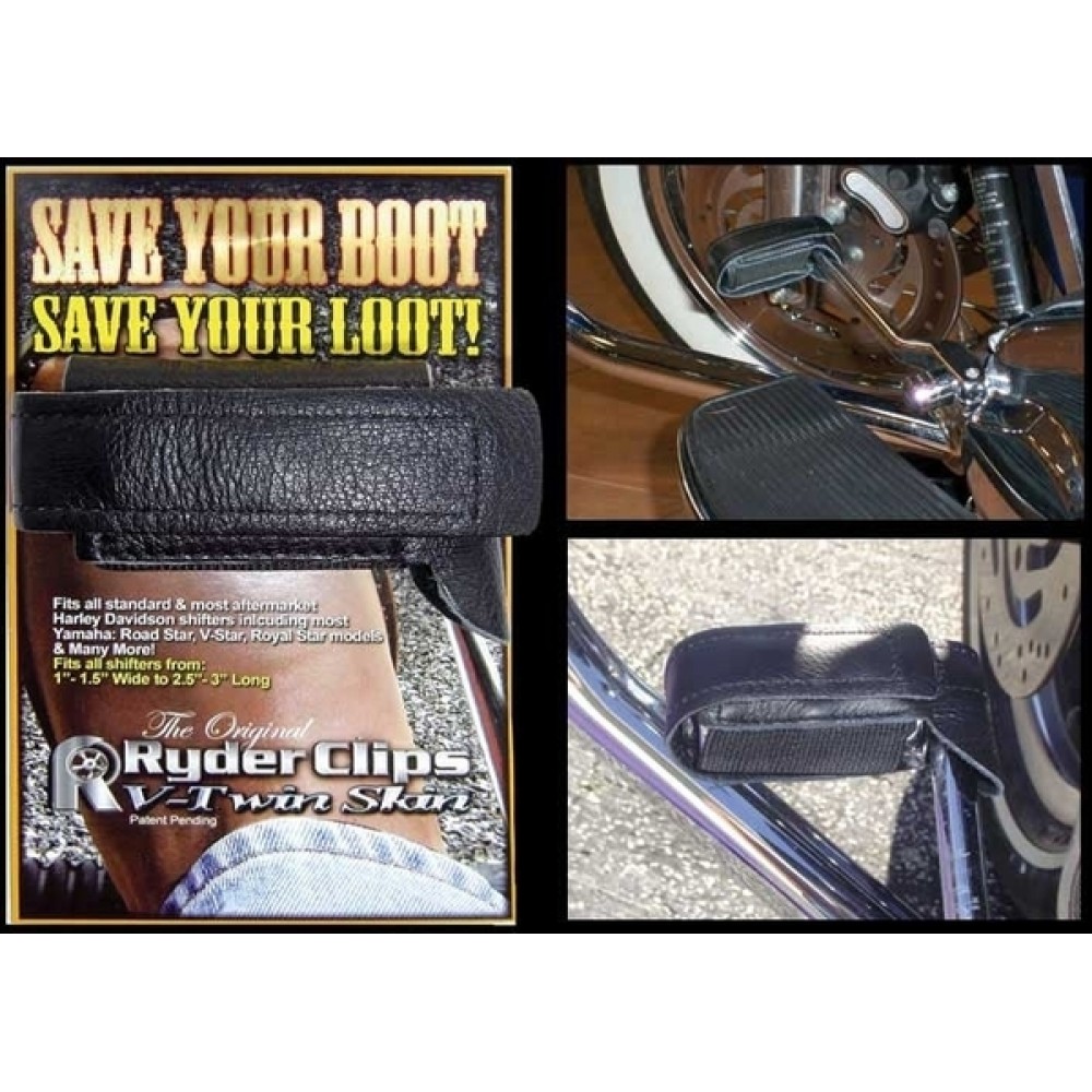 Black Leather Boot Shoe Protector